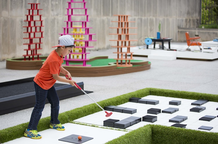 Mini Golf At The IMA in Indianapolis at Newfields