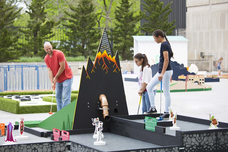 Mini Golf At The IMA in Indianapolis at Newfields